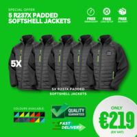 5 R237X Padded Softshell Jackets Cuchulainn Workwear