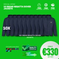 10 RG045 Regatta Dover Jackets Cuchulainn Workwear